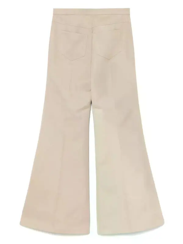 Giambattista Valli Beige Flared Trousers