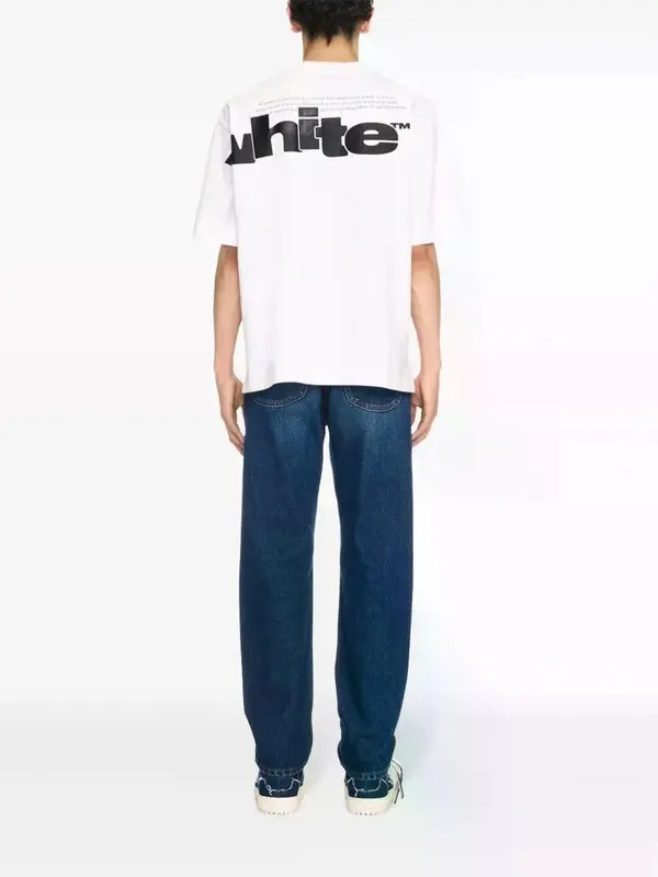 Off-White Script Tapered Jeans