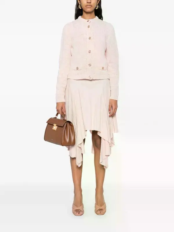 TWINSET Logo-button Cropped Cardigan