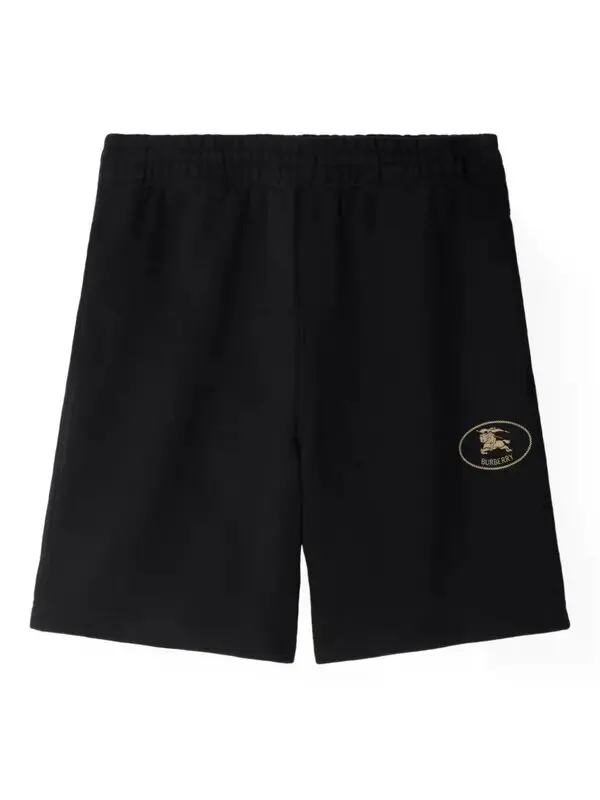 Burberry Knight Stamp Cotton Shorts