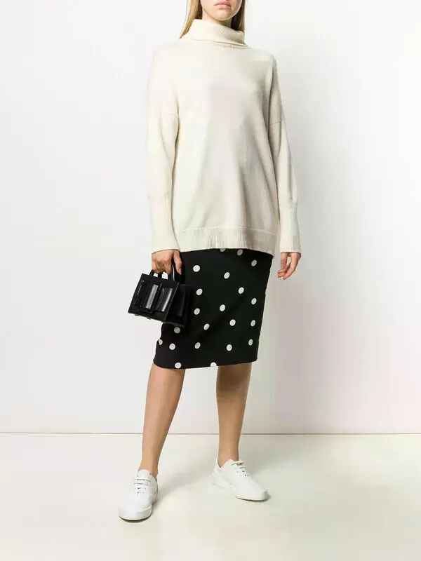 Chinti & Parker Roll Neck Cashmere Sweater - Neutrals