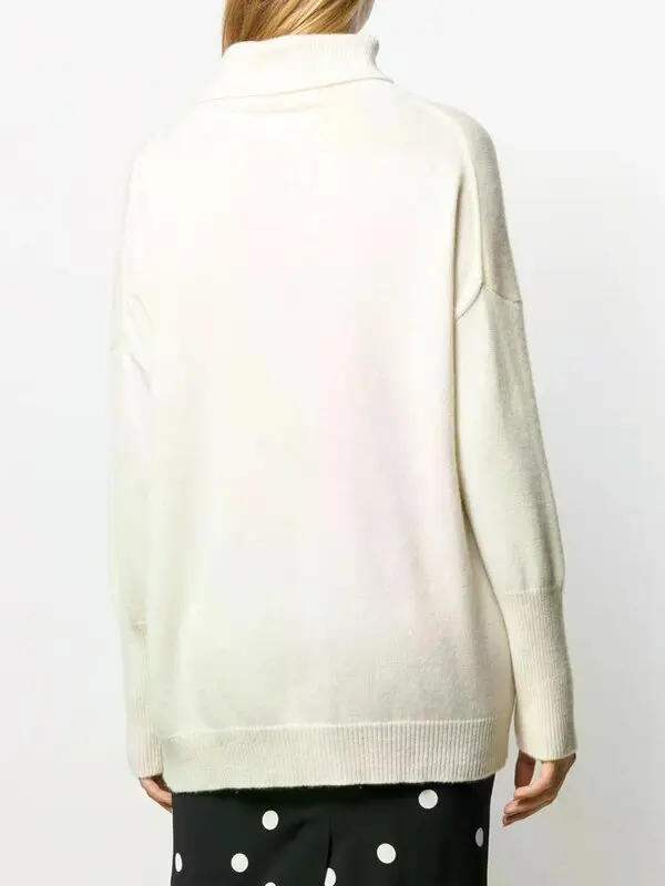 Chinti & Parker Roll Neck Cashmere Sweater - Neutrals