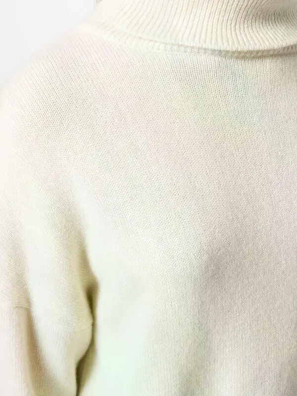 Chinti & Parker Roll Neck Cashmere Sweater - Neutrals
