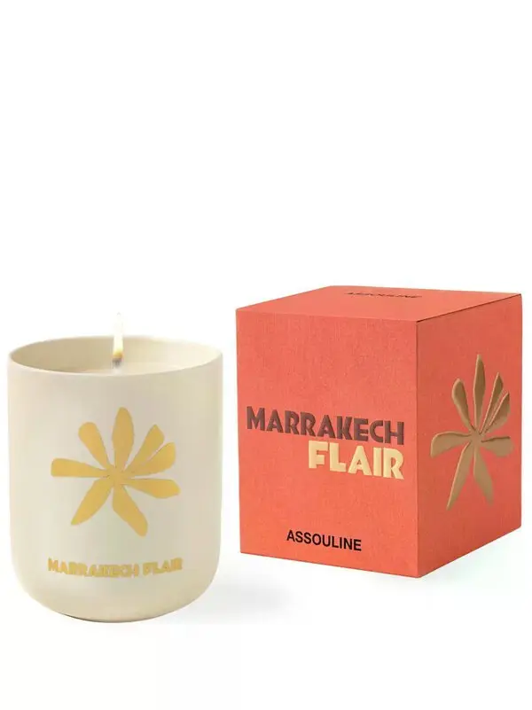 Assouline Marrakech Flair Travel From Home Candle - Neutrals