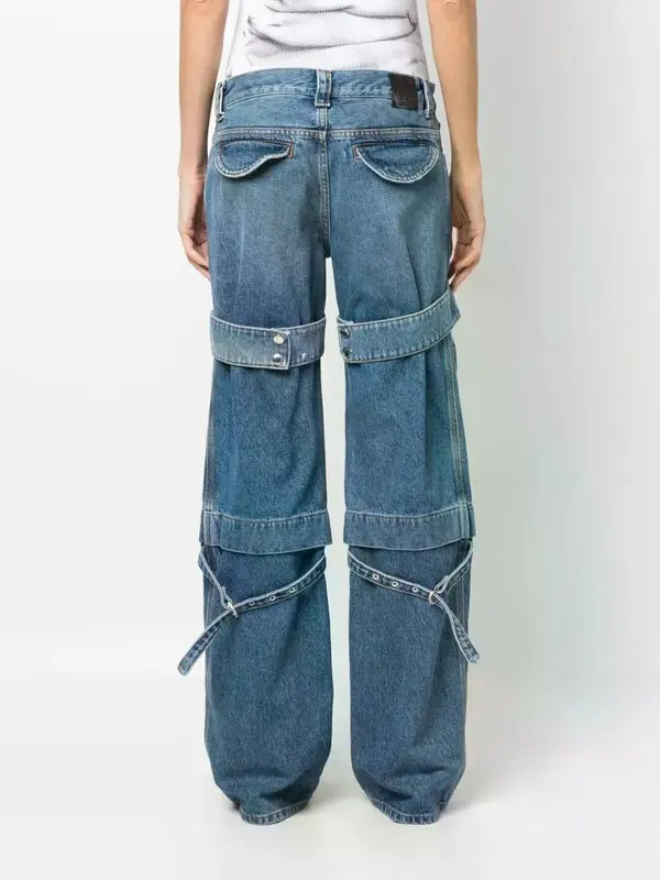Off-White Cargo Zip Straight-leg Jeans