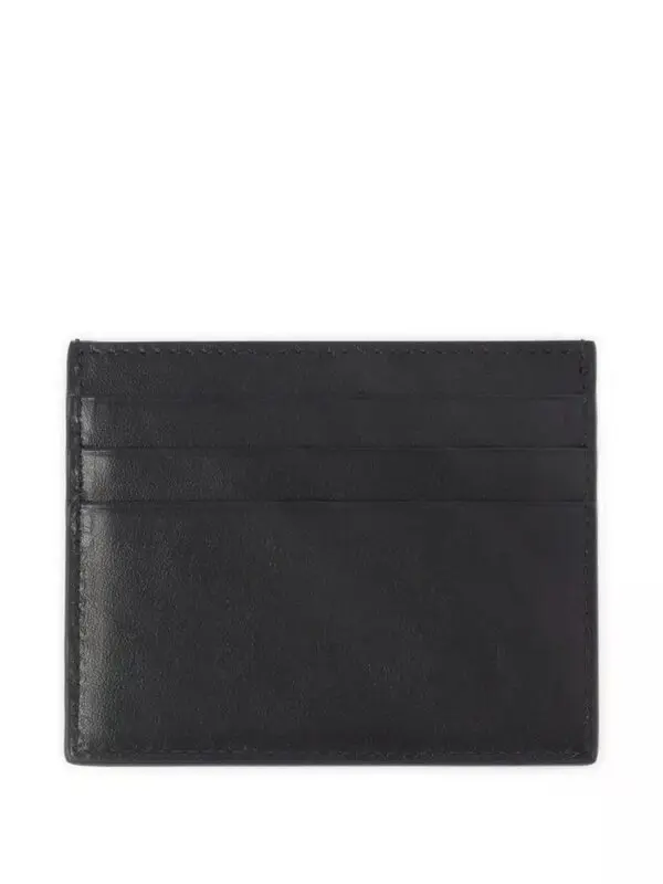 Prada Logo-plaque Cardholder - Black