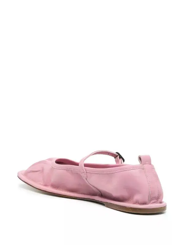 Hereu Dansa Leather Ballerinas - Pink