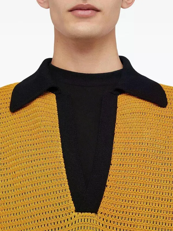 JIL SANDER Knitted Polo Shirt