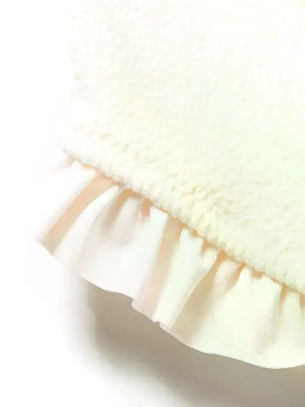 PARAMIDONNA Kylie Ruffled-trim Bandeau Bikini - Neutrals