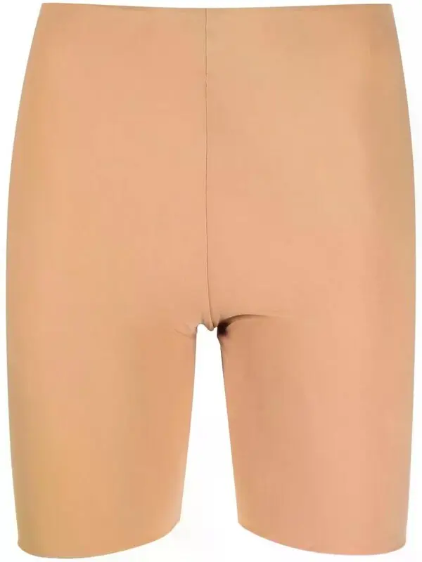 JIL SANDER High-waisted Biker Shorts - Neutrals