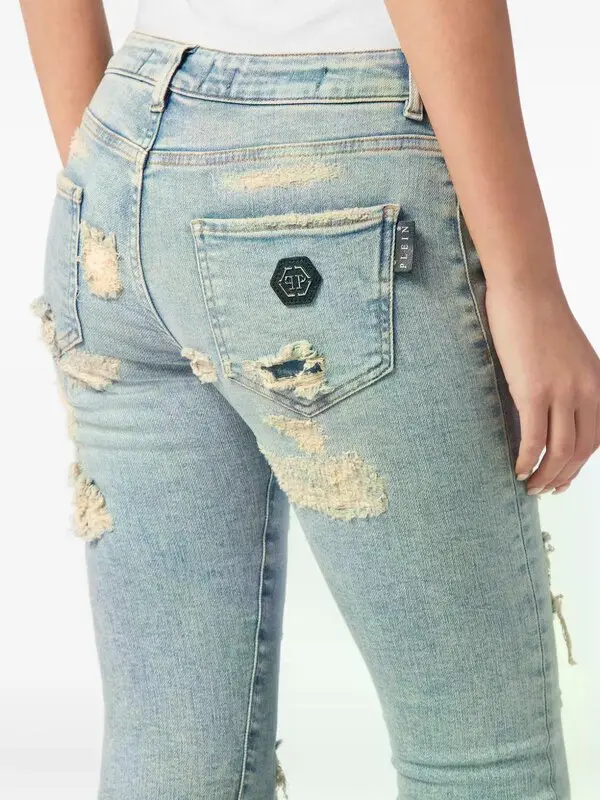 Philipp Plein High-waist Skinny Jeans