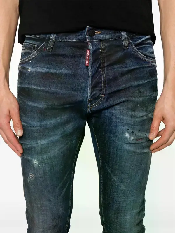 Dsquared2 Distressed Skinny-cut Jeans