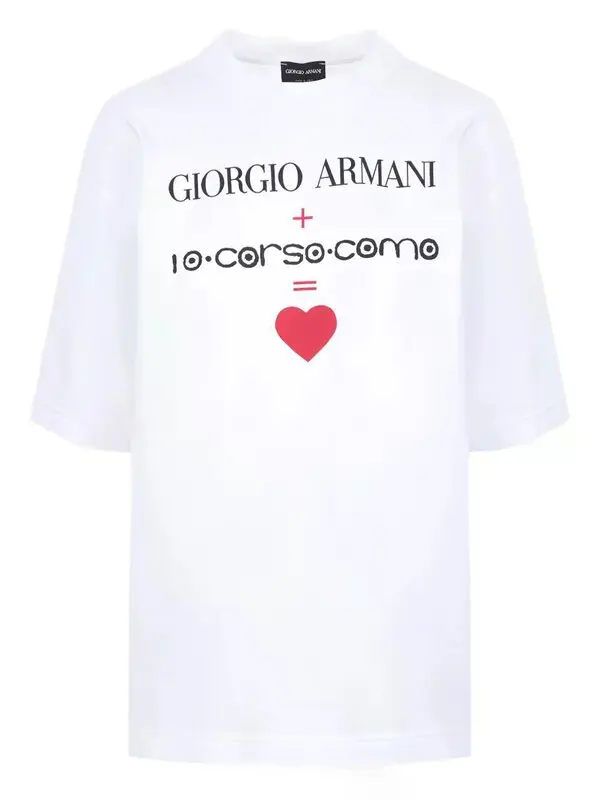 Giorgio Armani X 10 Corso Como Cotton T-shirt - White