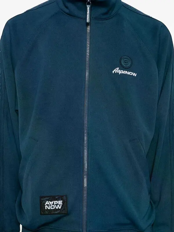 AAPE BY *A BATHING APE Moonface-logo Track Jacket - Blue