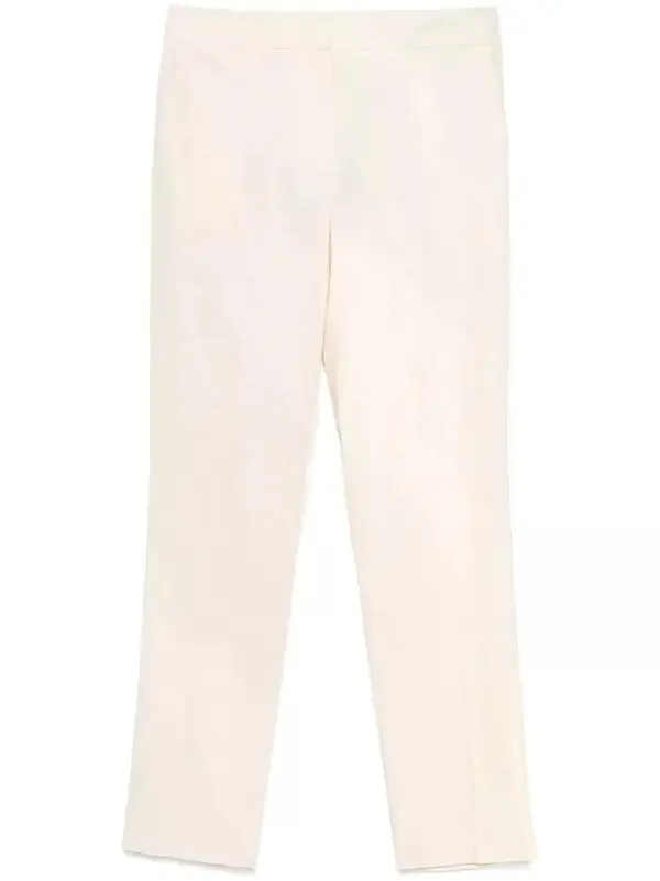 TWINSET Low-rise Trousers With Logo Plaque