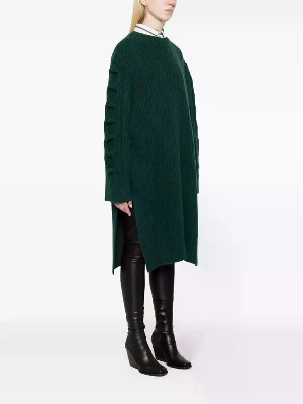 Stella McCartney Round Neck Midi Knitted Dress