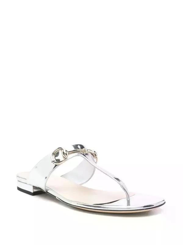 Gucci Horsebit Flap Sandals