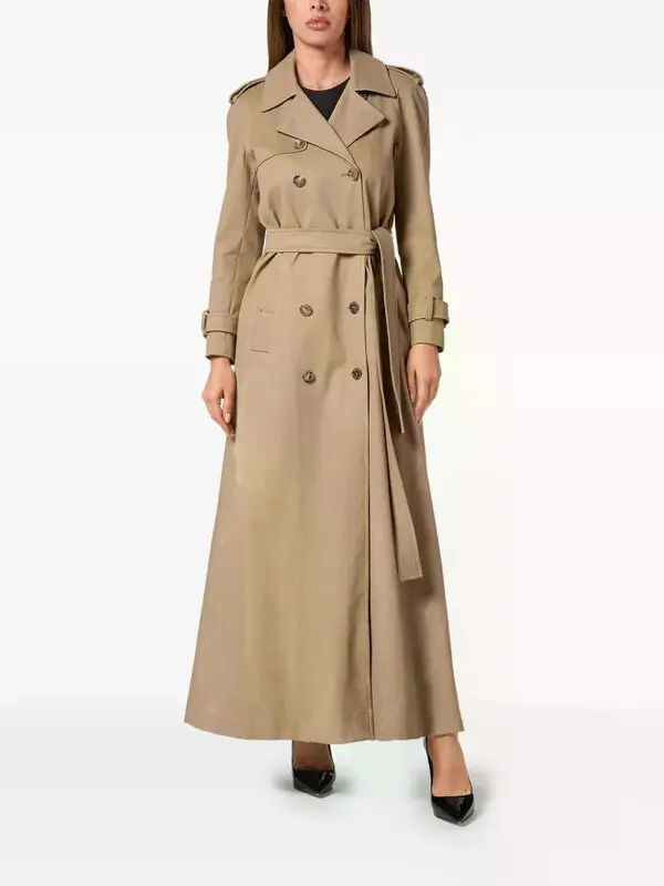 Philipp Plein Monogram Long Trench Coat