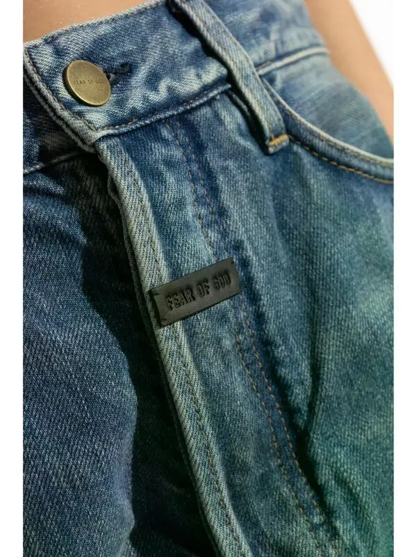 Fear Of God Logo Straight-leg Jeans