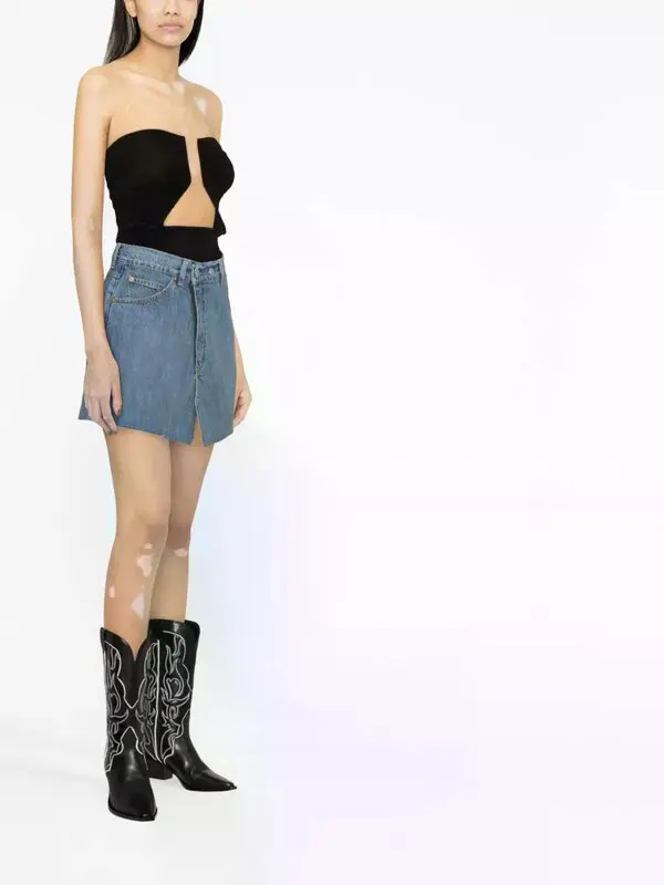 Our Legacy Indigo Denim Skirt - Blue
