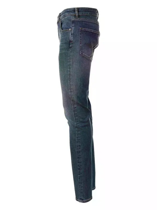Just Cavalli Logo-appliqué Jeans - Blue