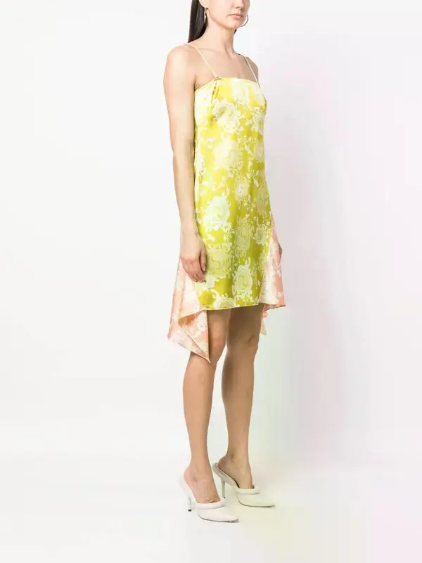 Dsquared2 Floral Print Draped Dress