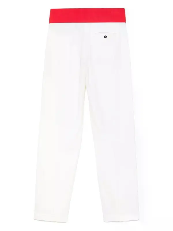 MSGM Contrast Waistband Trousers