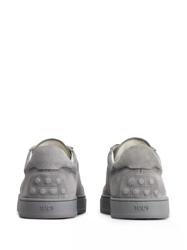 TOD'S Panelled Suede Sneakers - Grey
