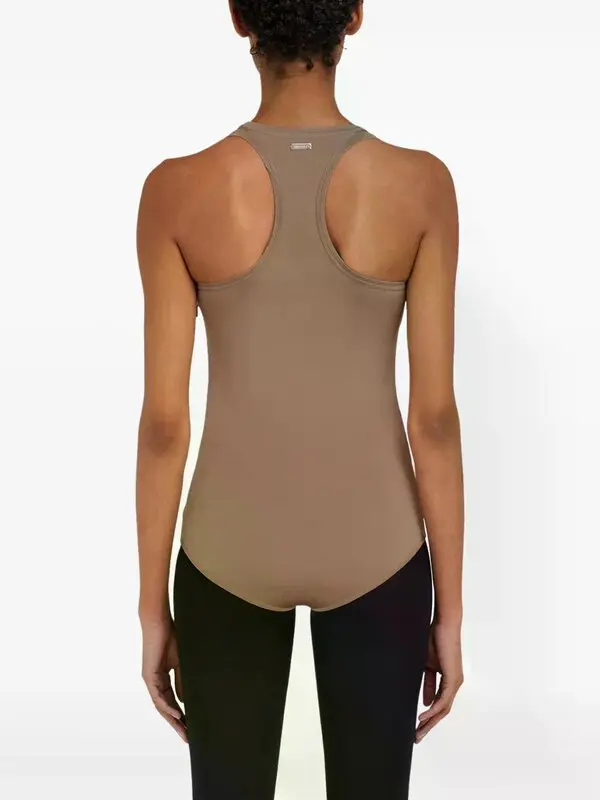 FERRAGAMO Sleeveless Scoop Neck Knitted Bodysuit