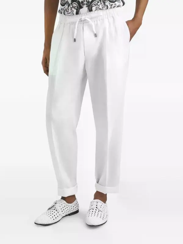 Dolce & Gabbana Linen Tapered Trousers
