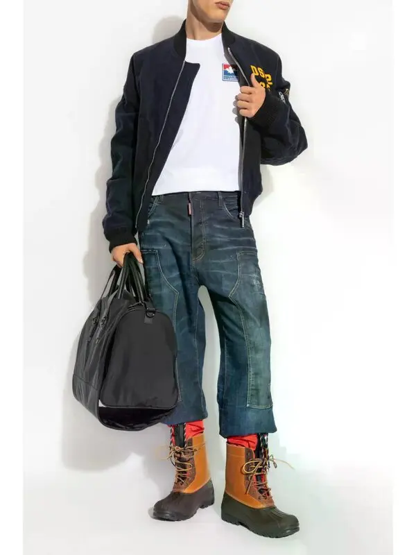 Dsquared2 Embroidered Logo Bomber Jacket