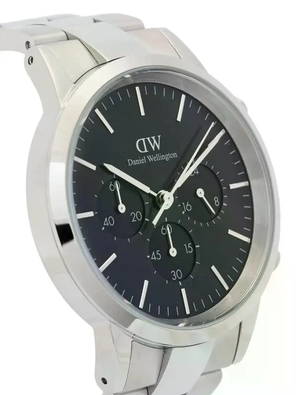 DANIEL WELLINGTON Chronograph Stainless Steel Bracelet Watch - Black