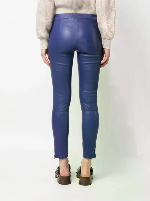 ARMA Cropped Leather Leggings