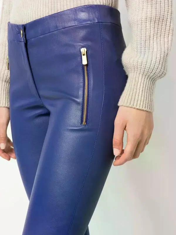 ARMA Cropped Leather Leggings