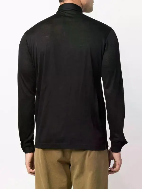 DELL'OGLIO Fine-knit Long-sleeve Shirt