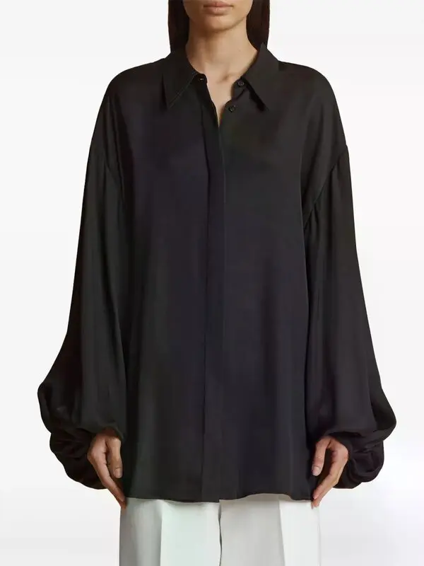 Khaite The Bam Shirt - Black