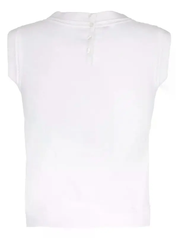 Shiatzy Chen Lace-detailing Sleeveless Vest