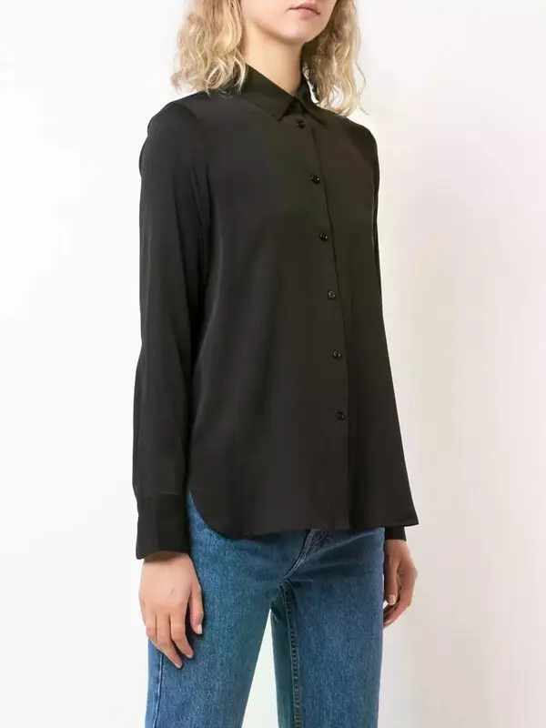 Vince Classic Silk Shirt