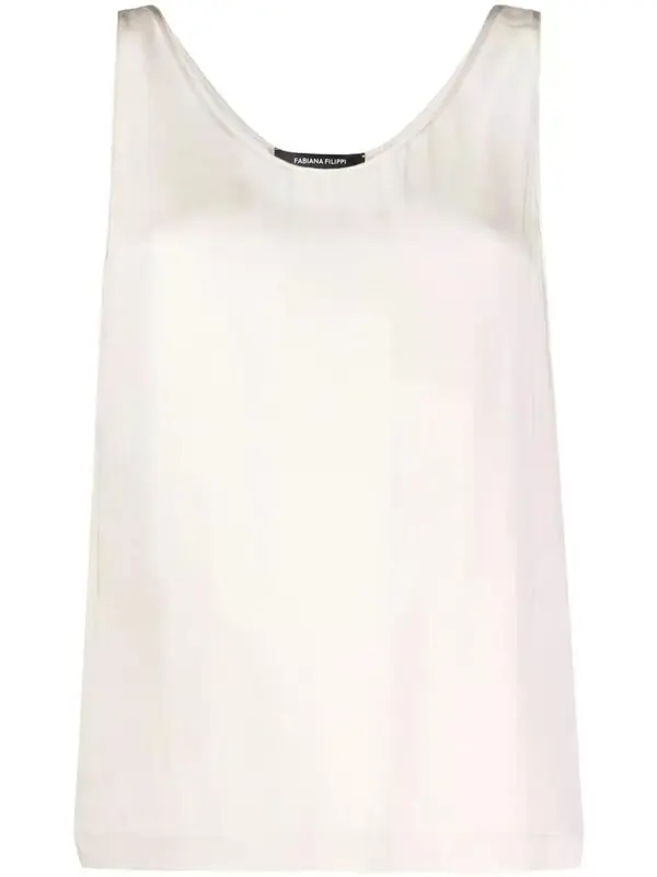 Fabiana Filippi Scoop Neck Tank Top