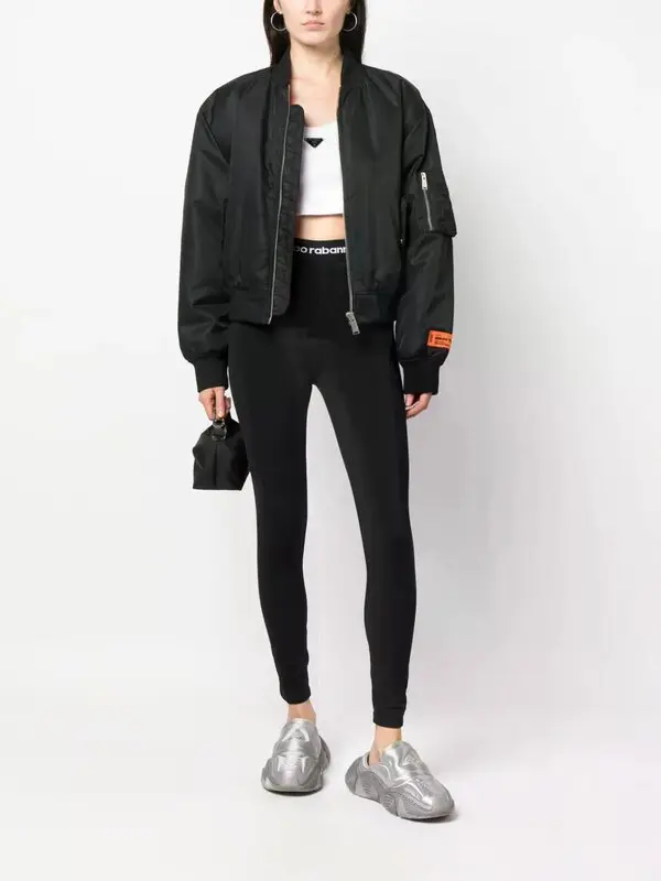 Rabanne Logo-waistband High-waisted Leggings