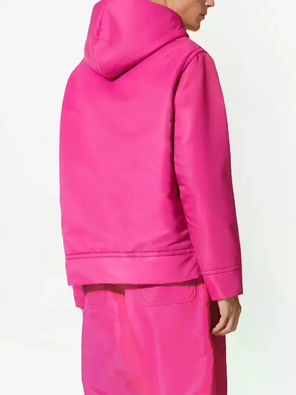 Valentino Garavani Stud-detail Padded Hoodie
