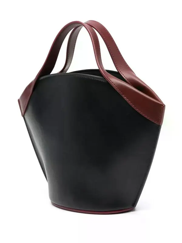DURAZZI MILANO Two-tone Leather Tote Bag