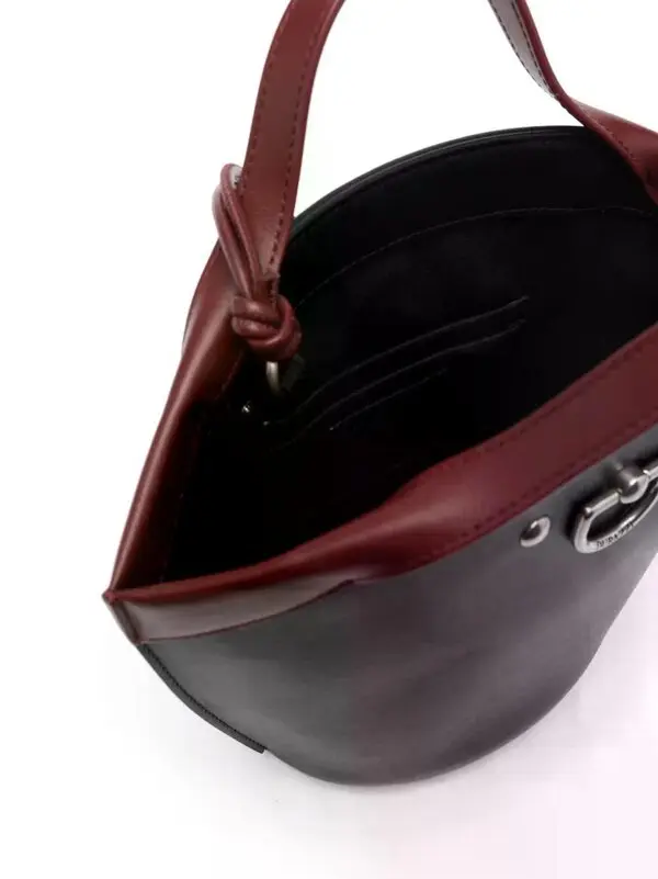 DURAZZI MILANO Two-tone Leather Tote Bag