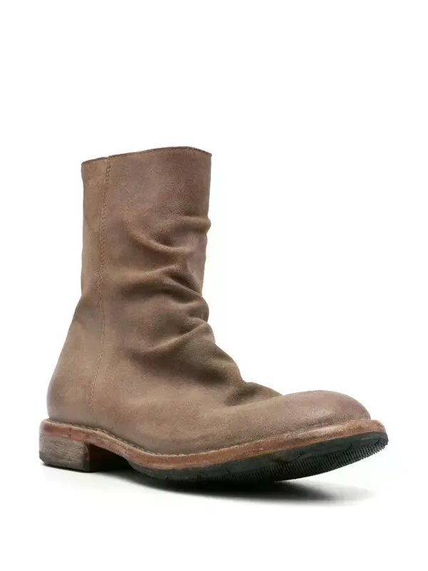 Moma Tronchetto Suede Ankle Boots