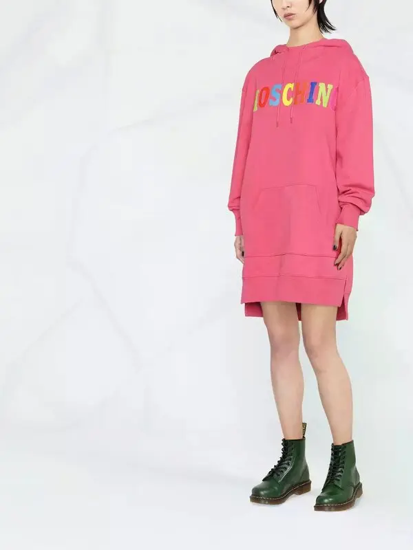 Moschino Logo-print Hooded Dress