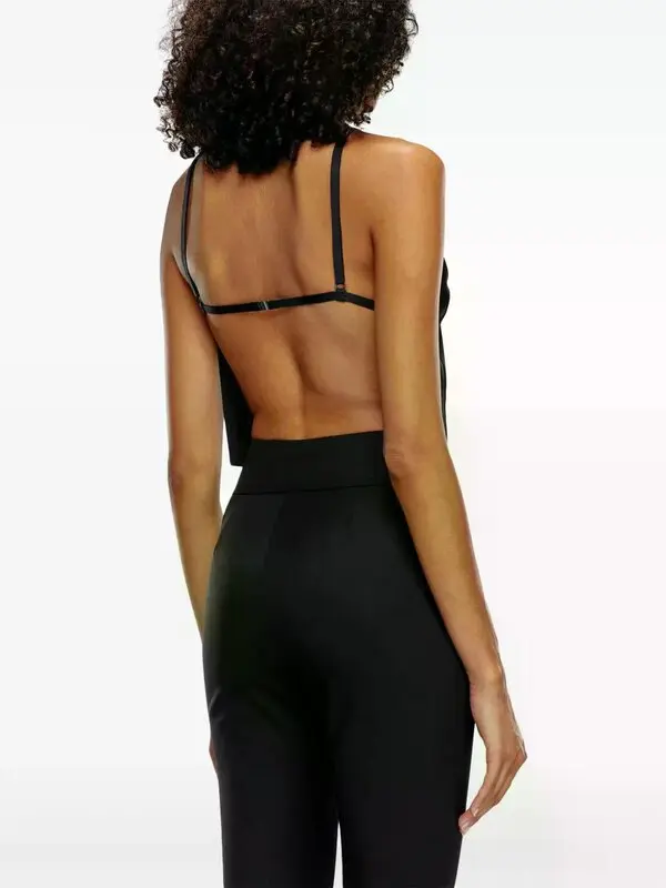 DIESEL® Wool Blend Cut-out Halterneck Top