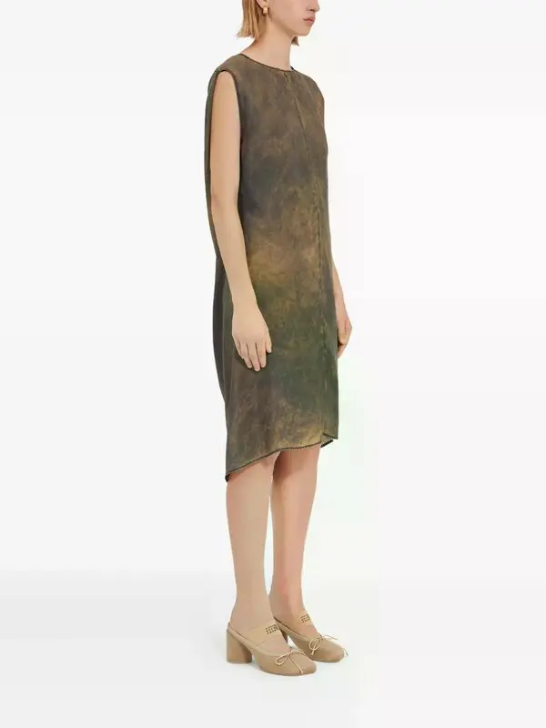 MAISON MARGIELA Silk Dress - Brown