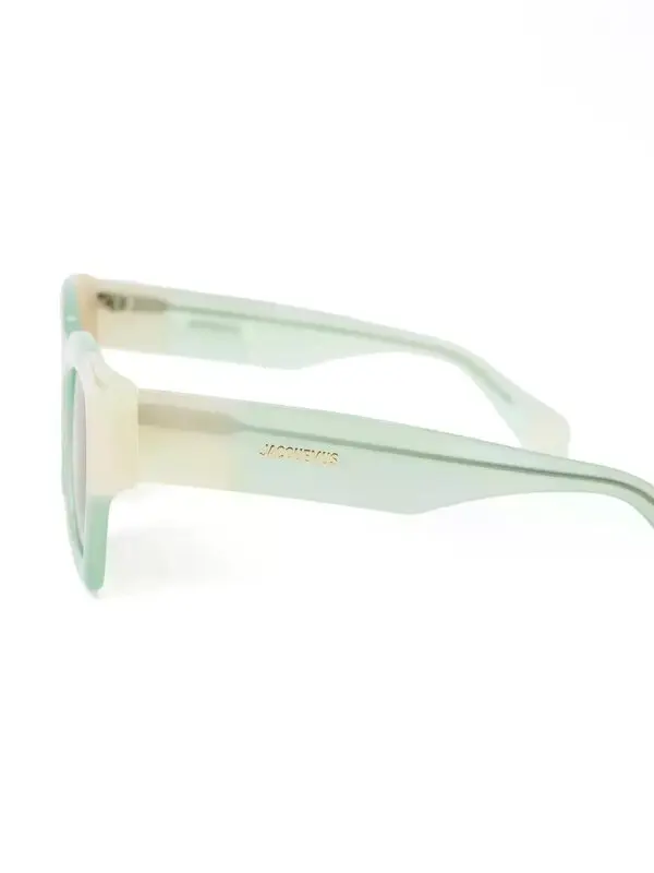 Jacquemus Baci Square-frame Sunglasses - Green