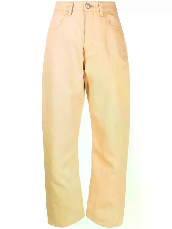 JIL SANDER High-waisted Tapered Leg Jeans