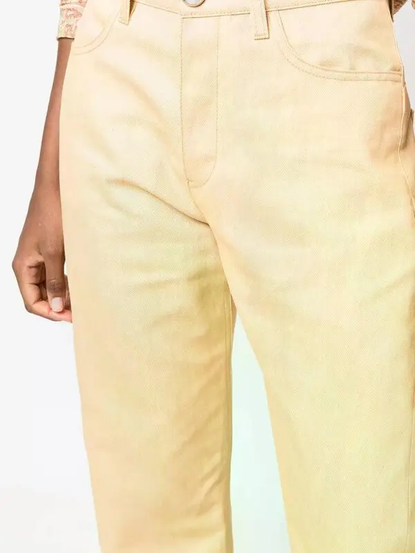 JIL SANDER High-waisted Tapered Leg Jeans